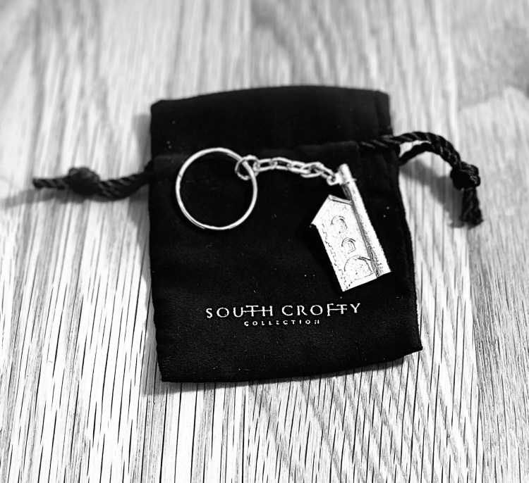 Cornish Tin Engine House Keyring | The Cornish Kilt Company