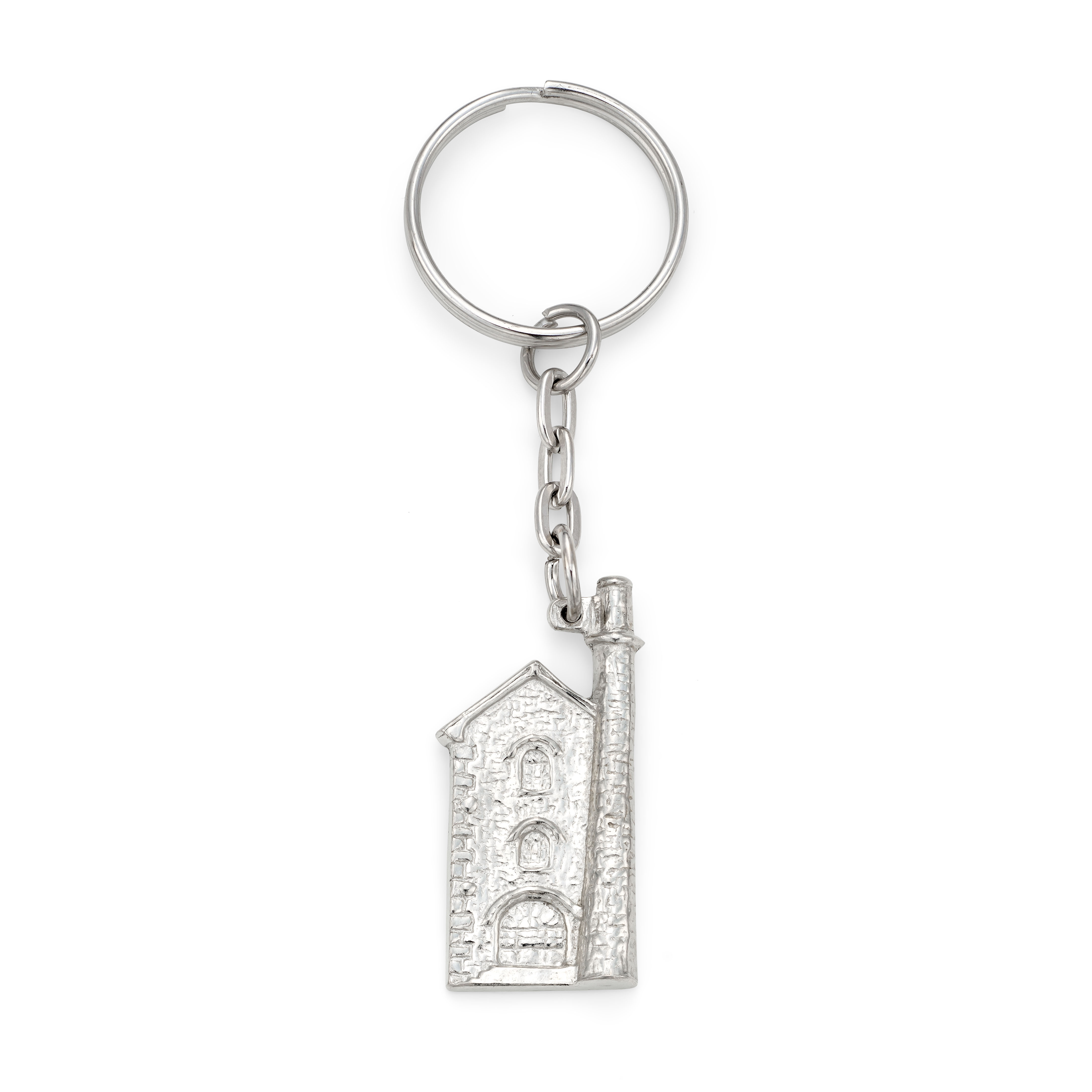Cornish Tin Engine House Keyring | The Cornish Kilt Company